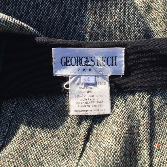 Vintage Georges Rech | Skirts | Vintage Georges Rech Paris Tweed Skirt ...